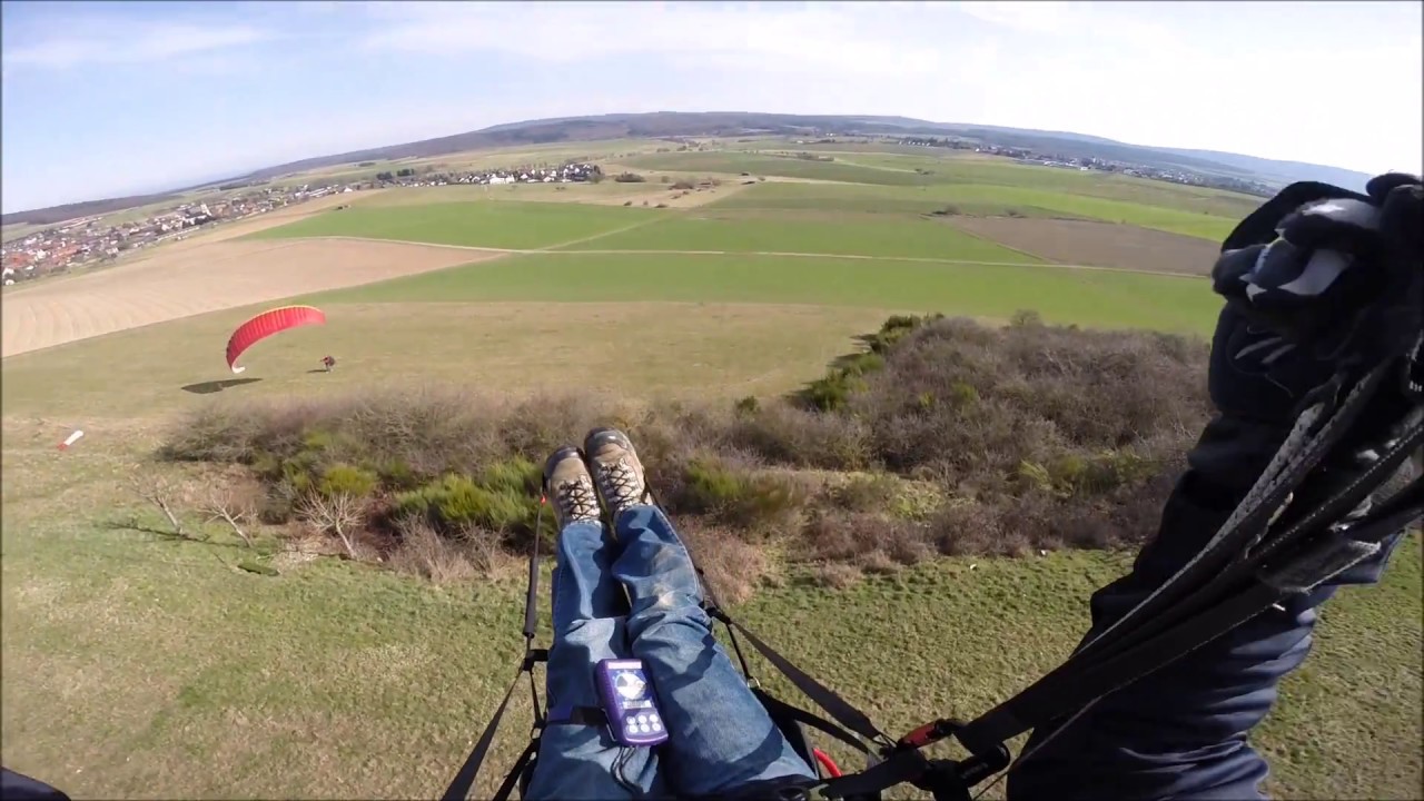 Paragliding in Eschbach at Usingen - YouTube