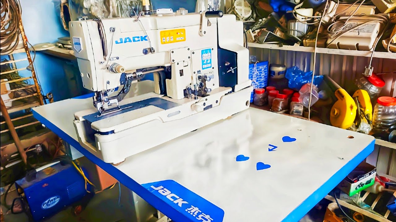 JACK LBH-781| |KAJ MACHINE stich performance - YouTube