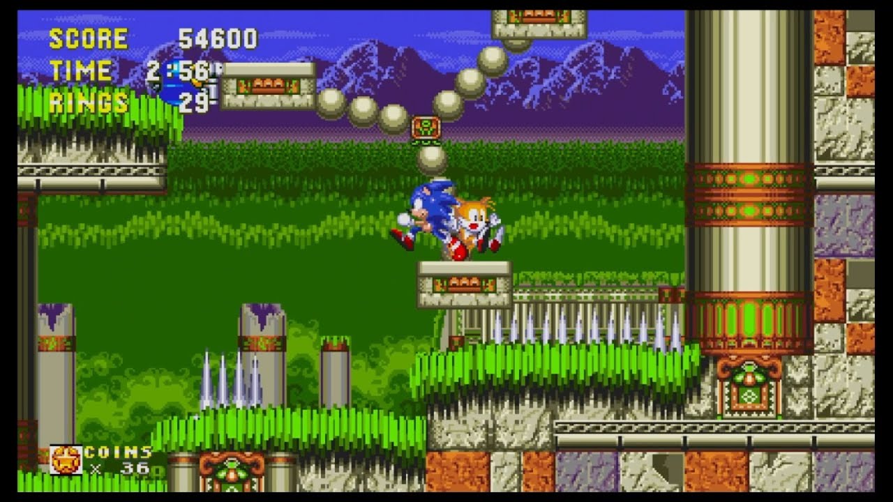 Mario Player Tries Sonic Origins 26 Marble Garden Zone - YouTube