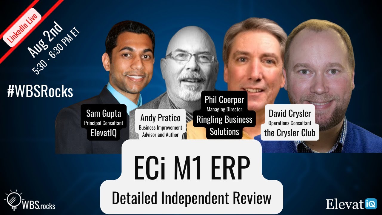 ECi M1 Detailed Independent Review | M1 ERP Pros and Cons | ECi M1 ...
