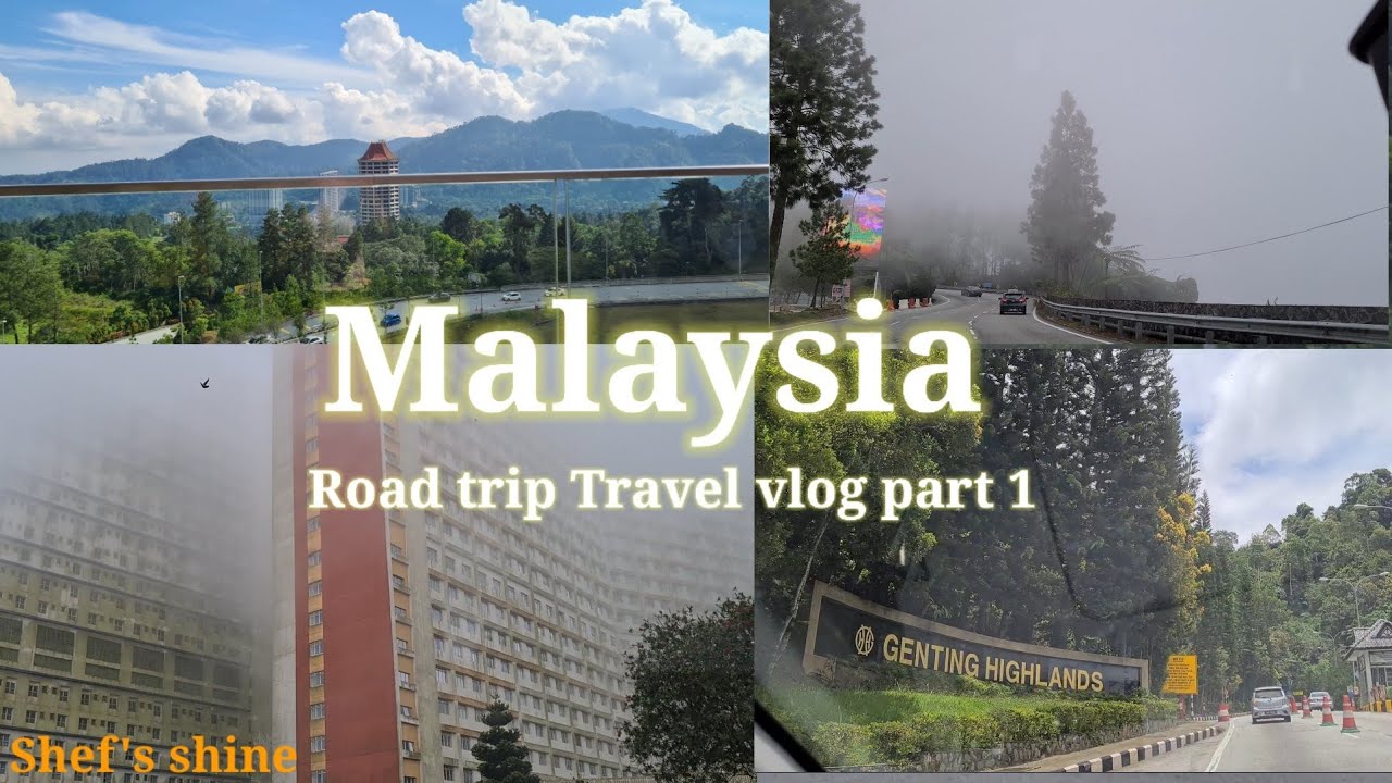 Kuala Lumpur to genting highlands road trip/Road trip Vlog part 1 ...