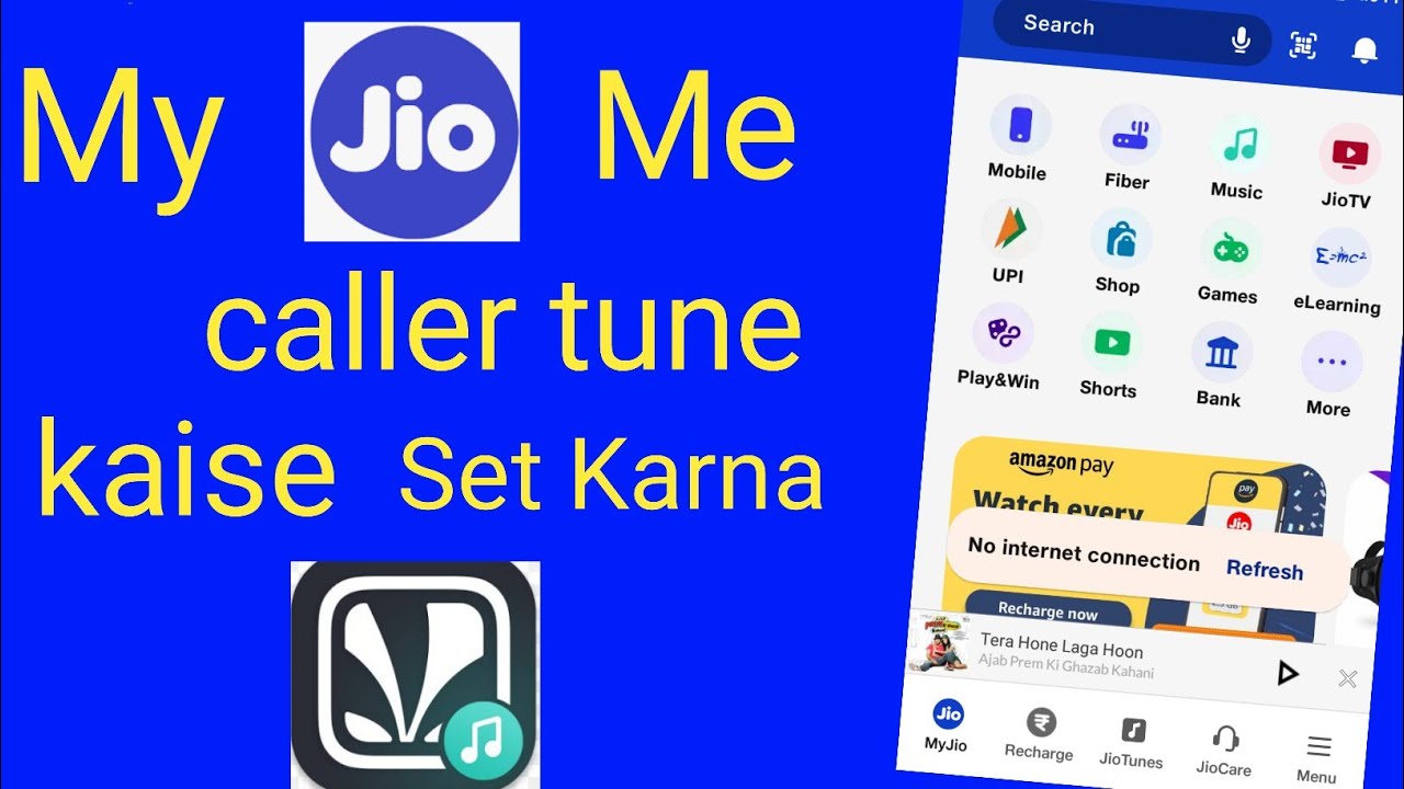 How to set jio tunein my jio app - YouTube