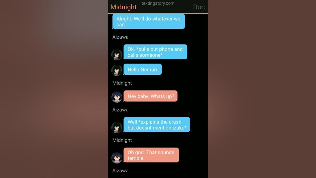 blind deku (izuku x ???) mha texting story - YouTube