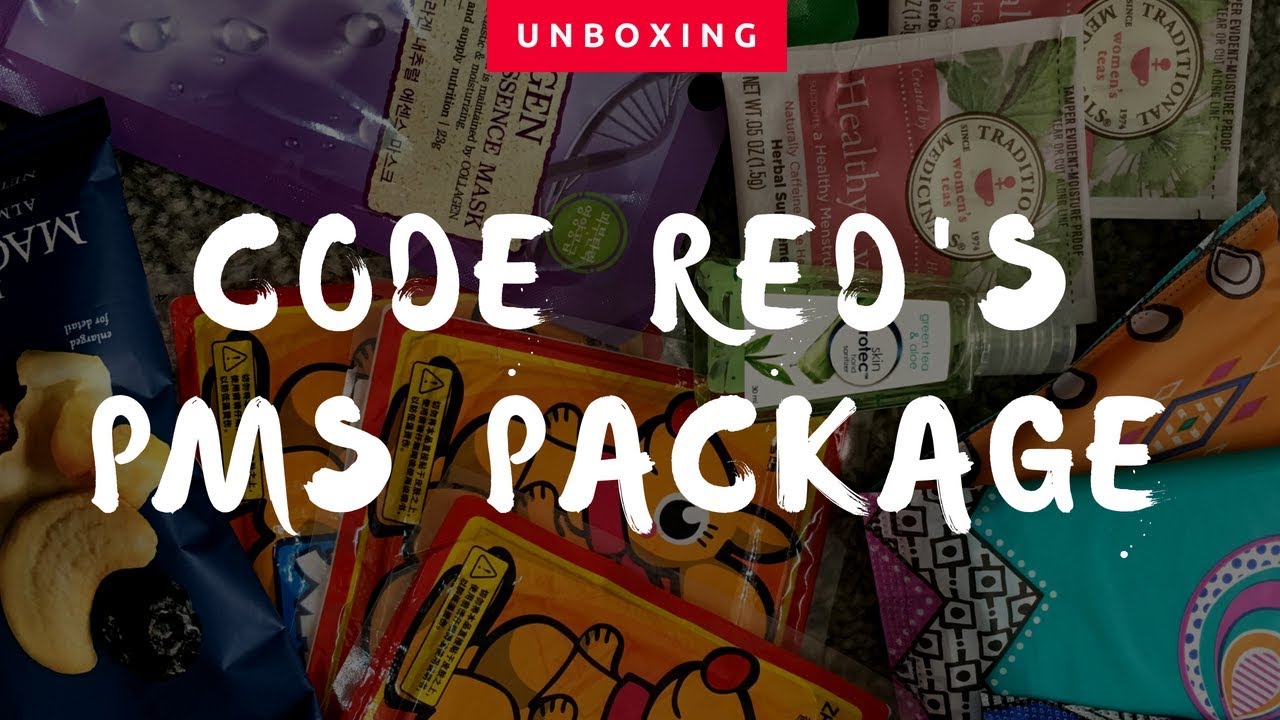UNBOXING: PERIOD CARE PACKAGE| Precious Valencia - YouTube