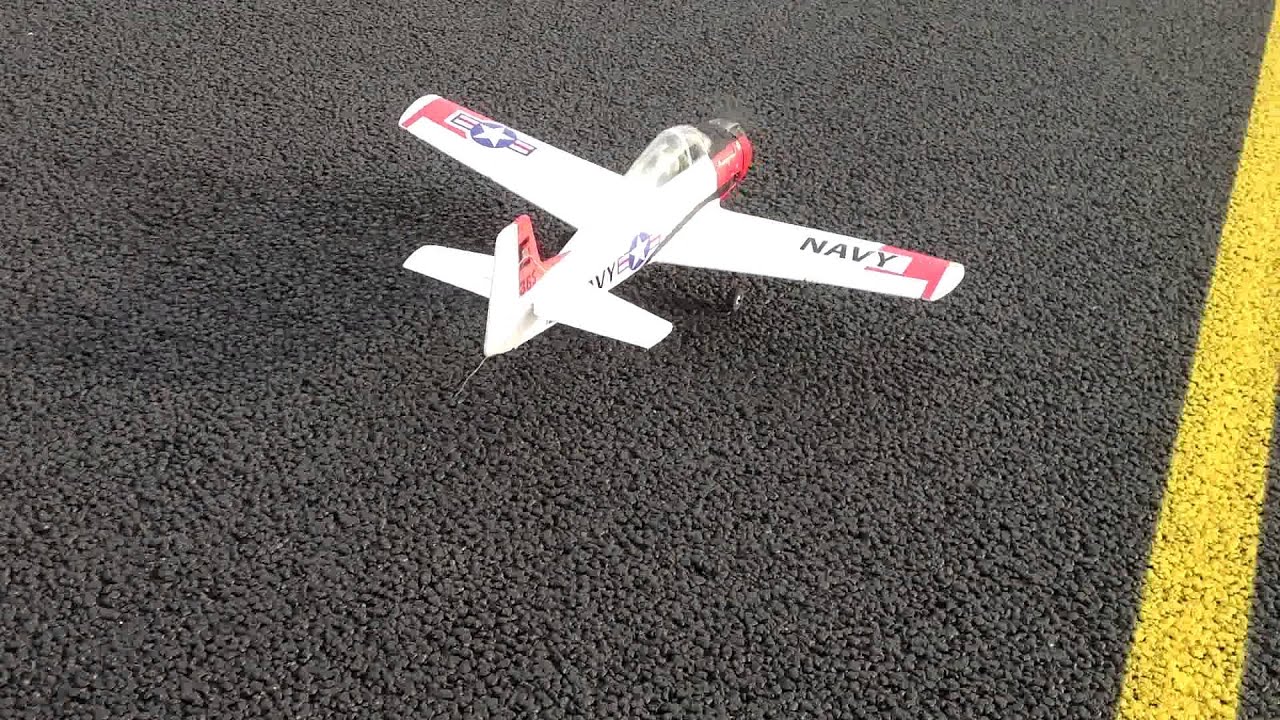 RC Plane T-28 - YouTube