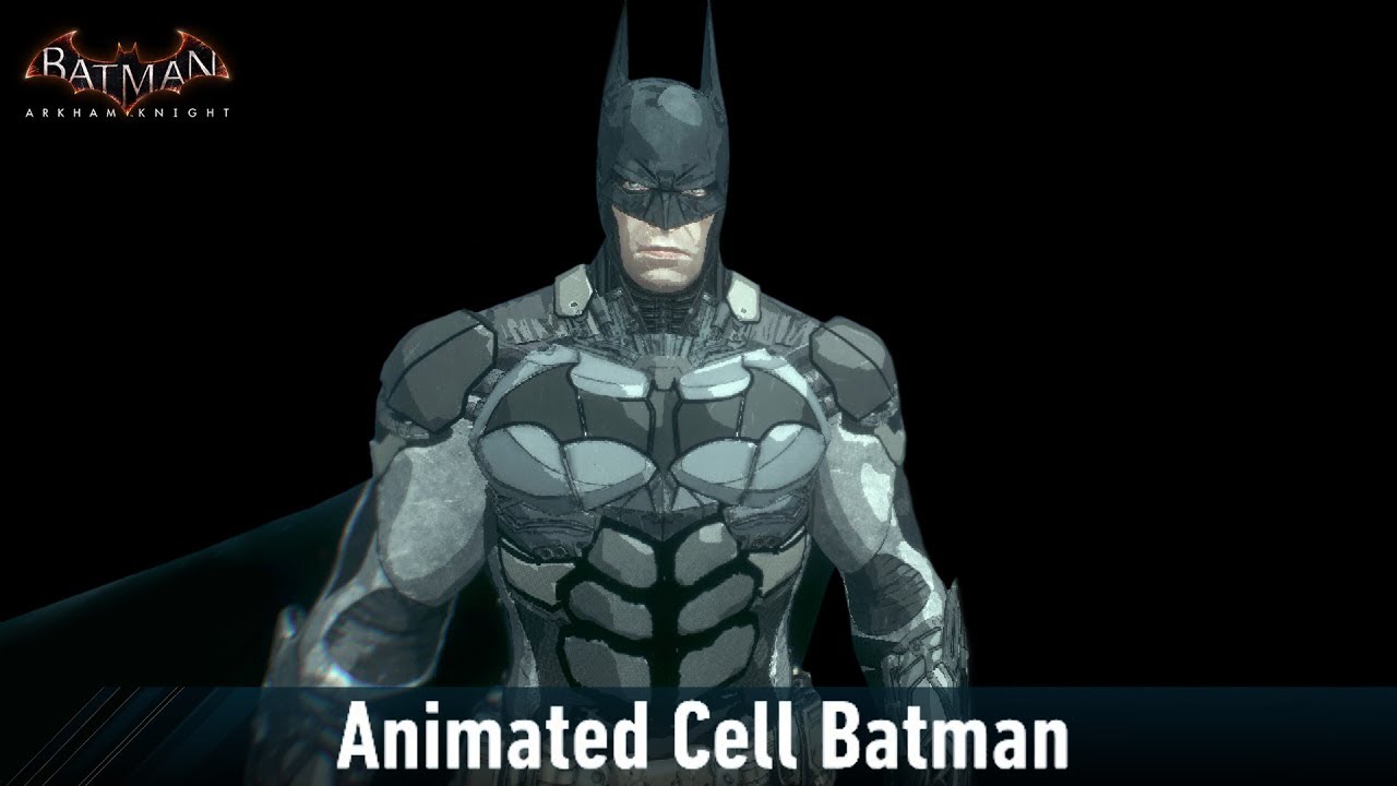 MESH; Batman; Arkham Knight; Animated Cell Batman - YouTube