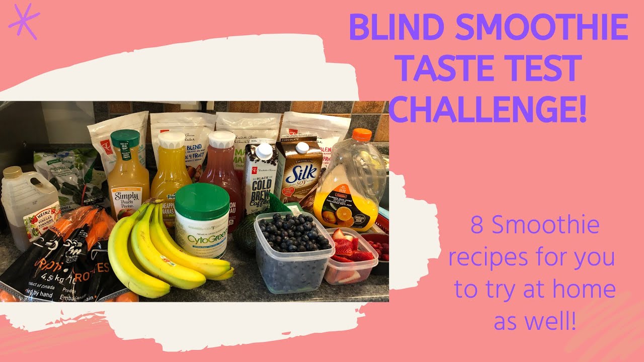 BLIND SMOOTHIE TASTE TEST CHALLENGE AGAINST MY BOYFRIEND (PART 2) | 8 ...