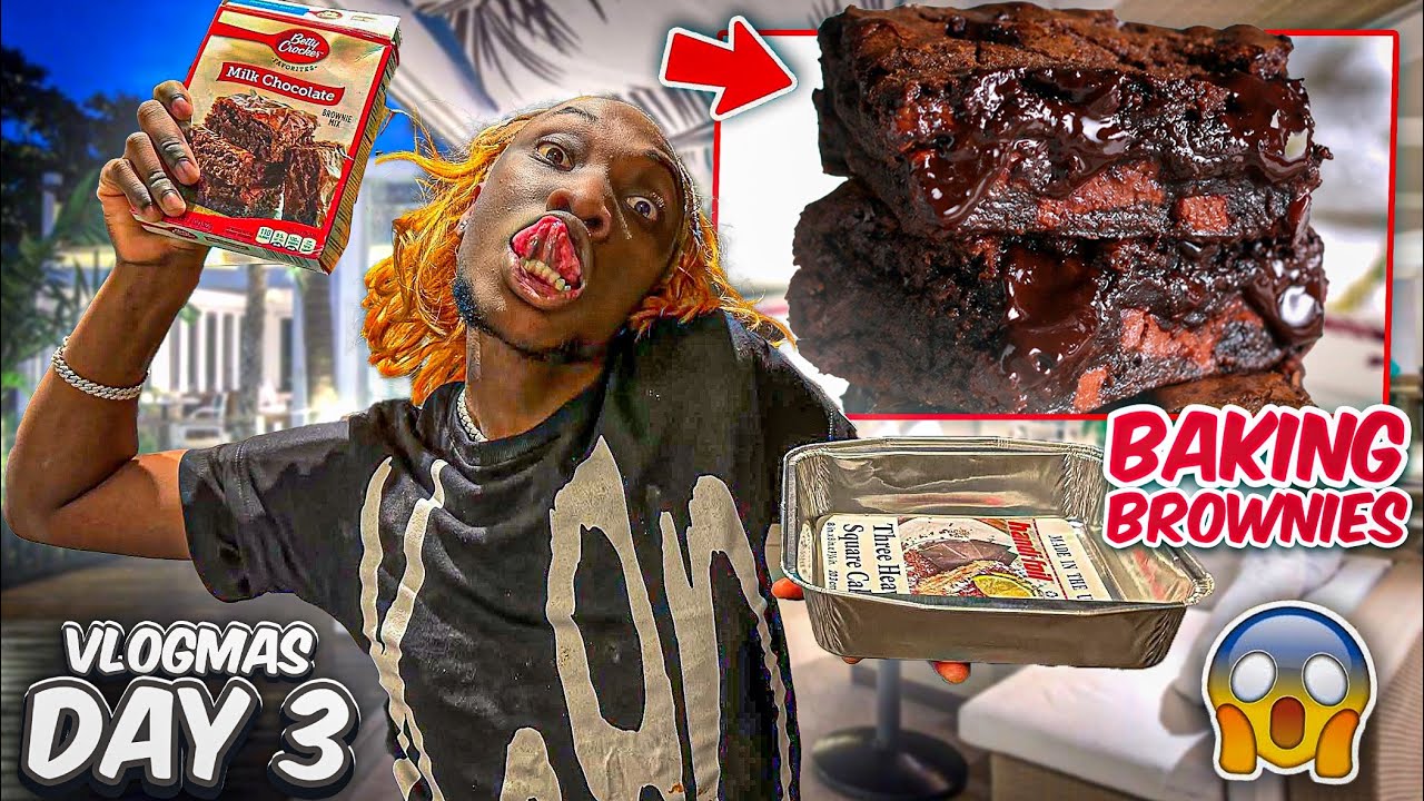 baking brownies with tabina | Vlogmas day 3 - YouTube