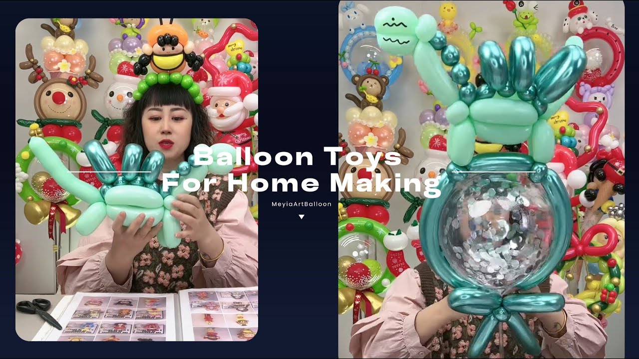 DIY Balloon | Balloon Tricks | Balloon For Beginners | MeyiaArtBalloon ...