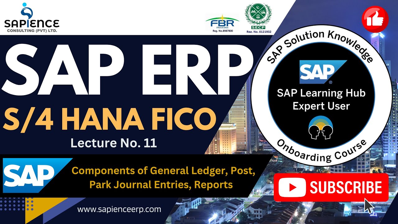 SAP S4 Hana ERP FI GL Lec 11 Components Of General Ledger Post Park sap-s4-hana-erp-fi-gl-lec-11-components-of-general-ledger-post-park