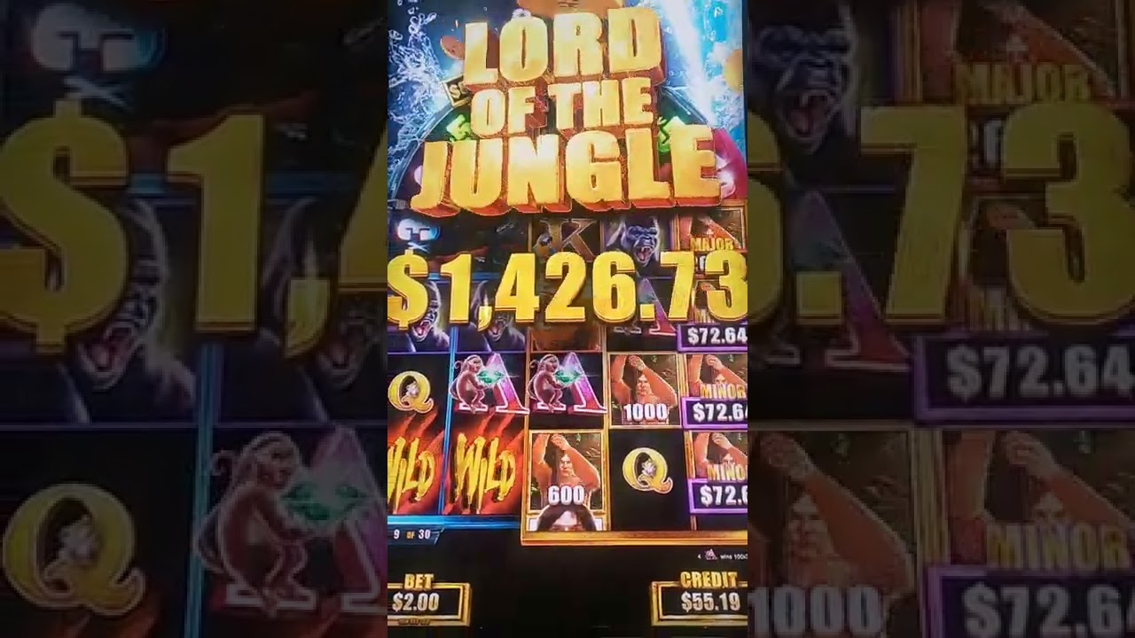 Tarzan slot machine jackpot $2 bet - YouTube