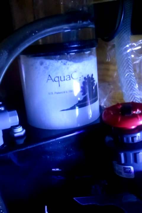 AquaC EV 180 Protein Skimmer Setup - YouTube