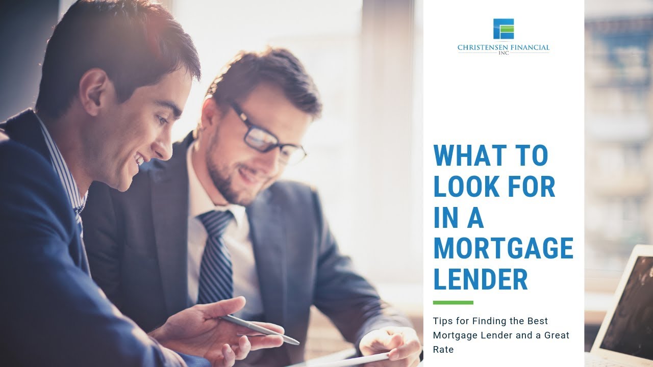 Tips to Find the Right Mortgage Lender and a Great Rate - YouTube