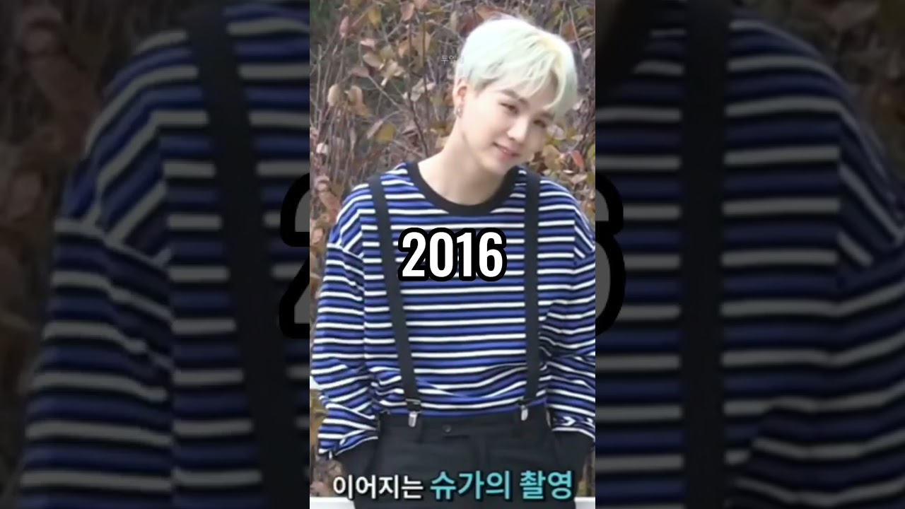 For The New Year Yoongis Evolution Throgh The Years 2013 2022π Sugayoongi Youtube