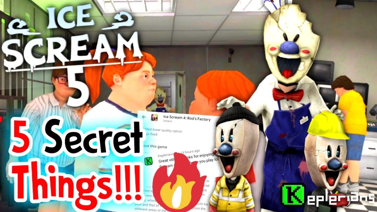 5 THINGS Which SHOWS Ice Scream 5 Coming!!!(Confirmed) | Ice Scream 5 ...