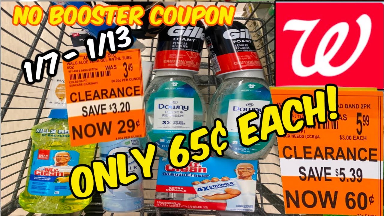 EASY WALGREENS DEALS - NO BOOSTER COUPON NEEDED! - YouTube