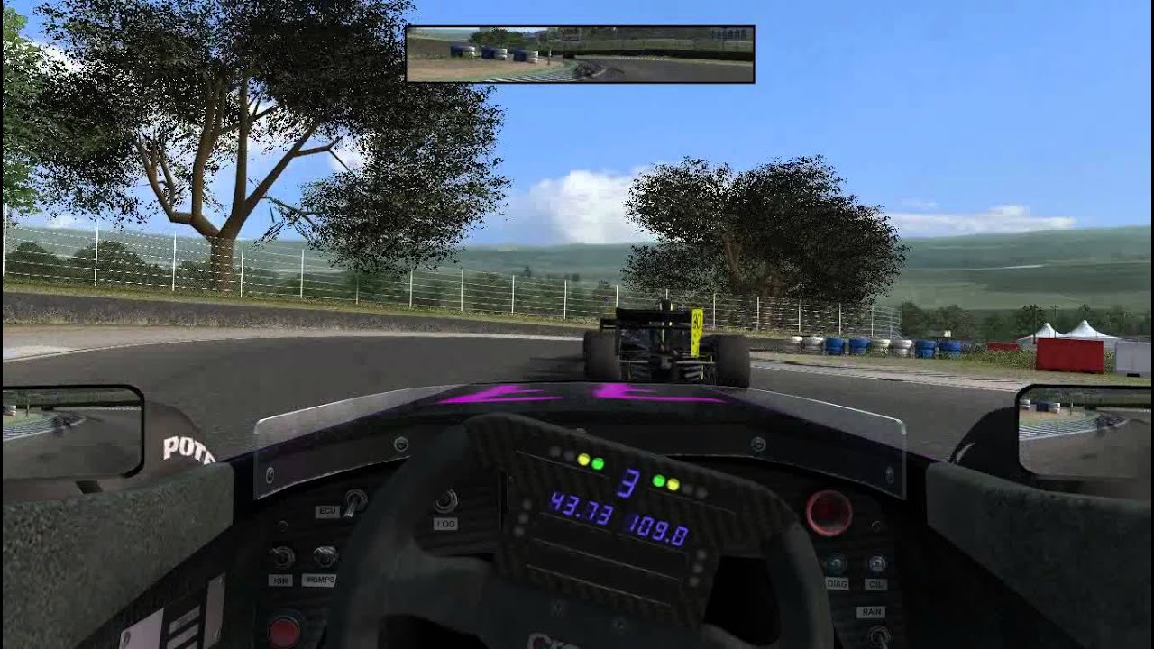 How to succesfully pass in chicane while a lap down - YouTube