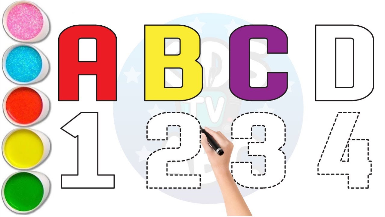 ABC for Kids | Alphabet writing for kids | ABCD-1234 | Write the ...