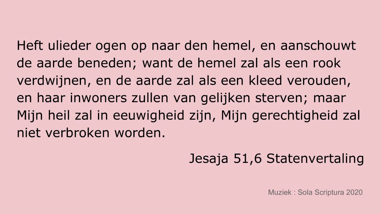 Jesaja 51,6 Heft ulieder ogen SS SV - YouTube