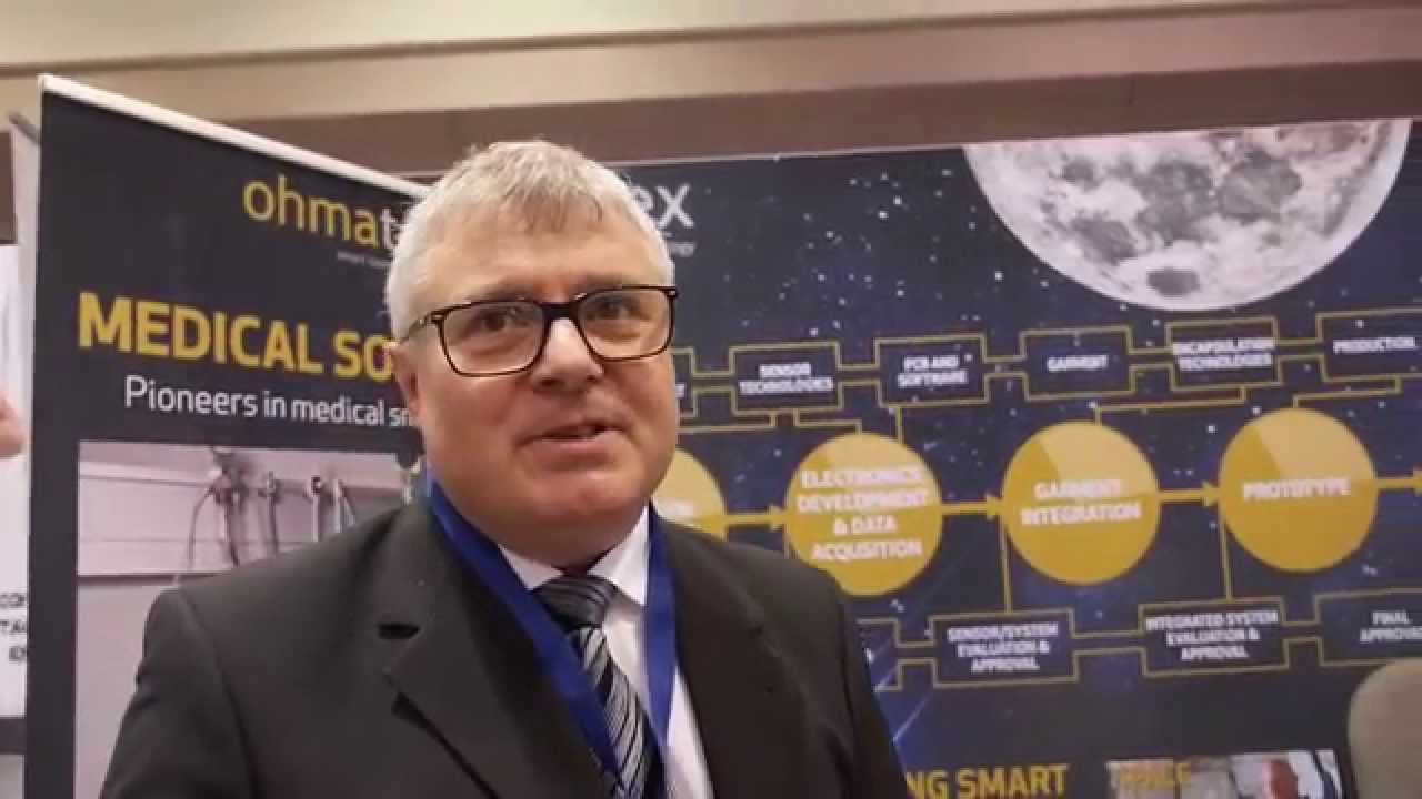 Ohmatex stretchable electronics. Interview with IDTechEx - YouTube