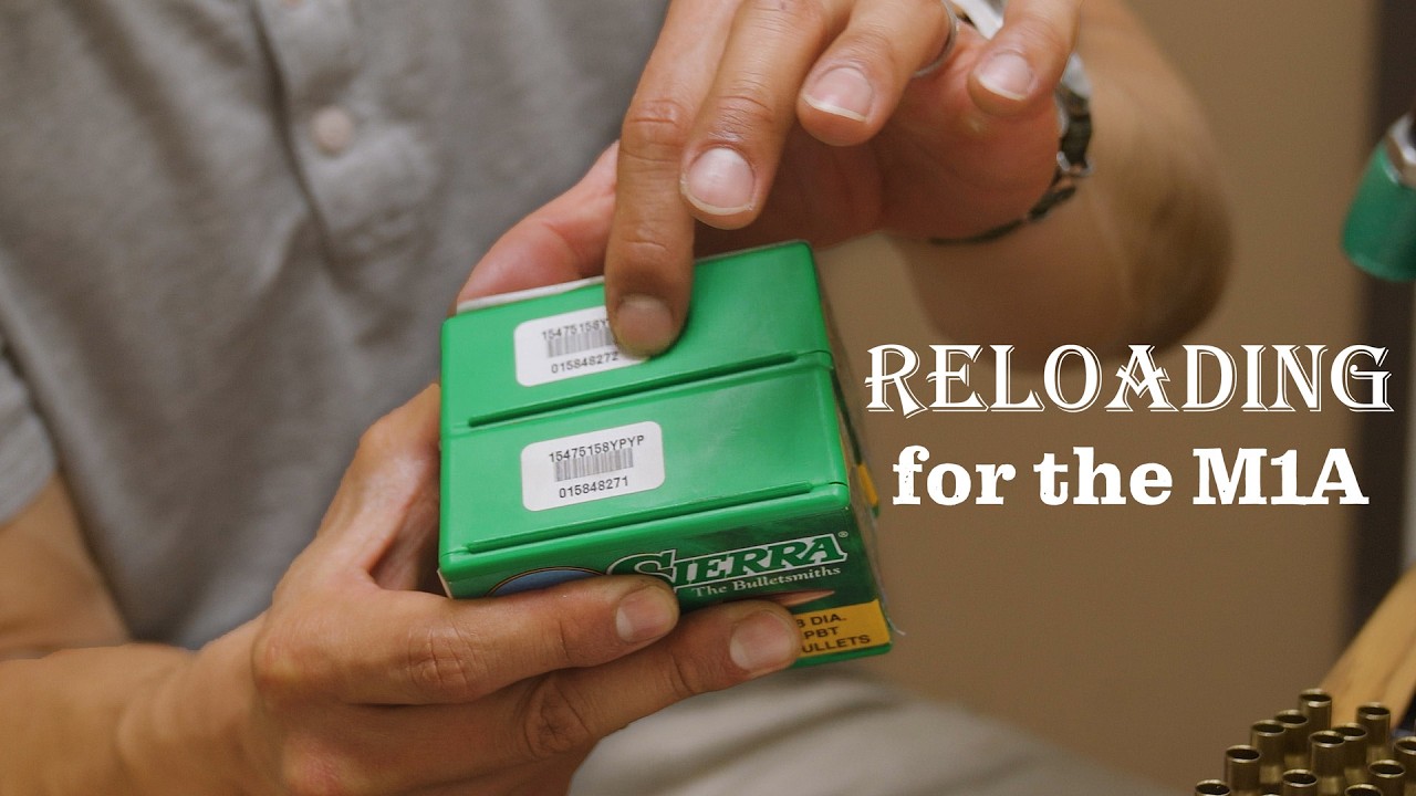 Reloading for a Ladder Test on an M1A - .308 Win - YouTube