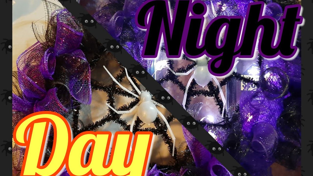 DIY: Dollar Tree Spider Halloween Wreath - YouTube