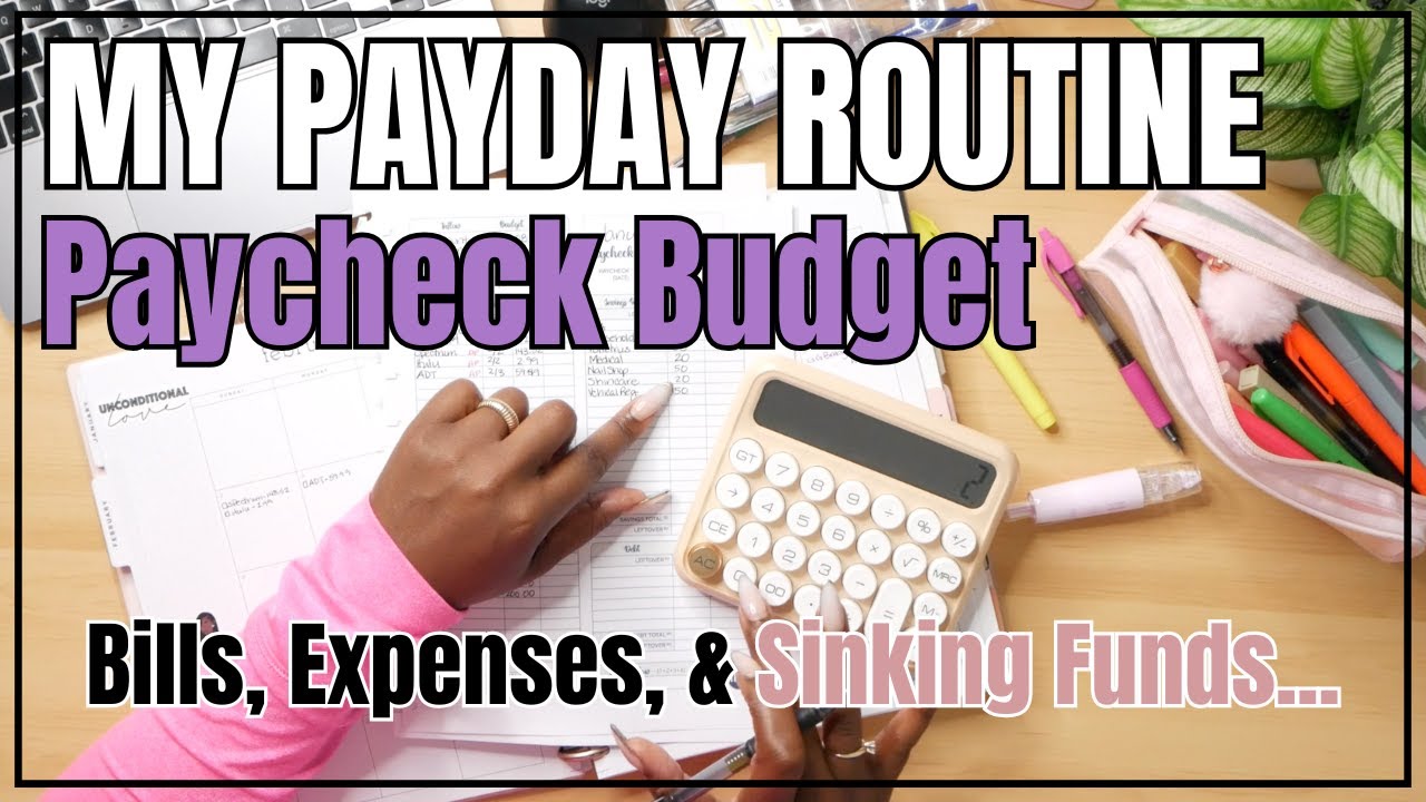 payday routine | how i manage my money as a unemployed 40 year old ...