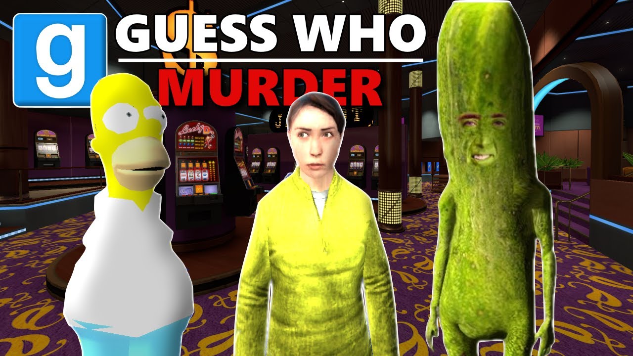 Gmod Guess Who & Murder Funny Moments - Picolas Cage & Crispy Boy ...