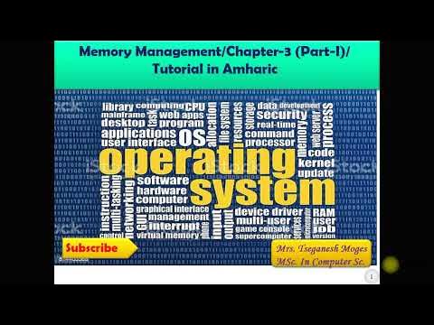 Memory Management - Chapter-3 part-I /Operating Systems Course Tutorial ...