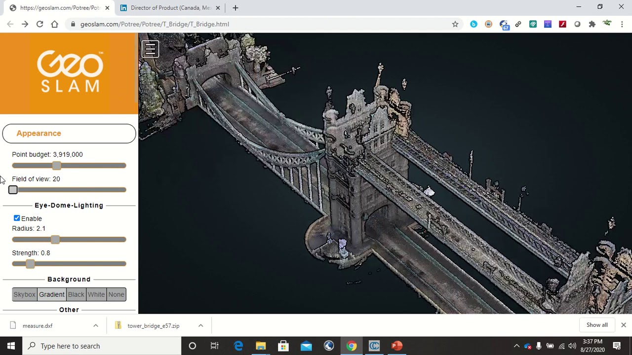 Lower Bridge - Structure - E57 Format - Geoslam - YouTube