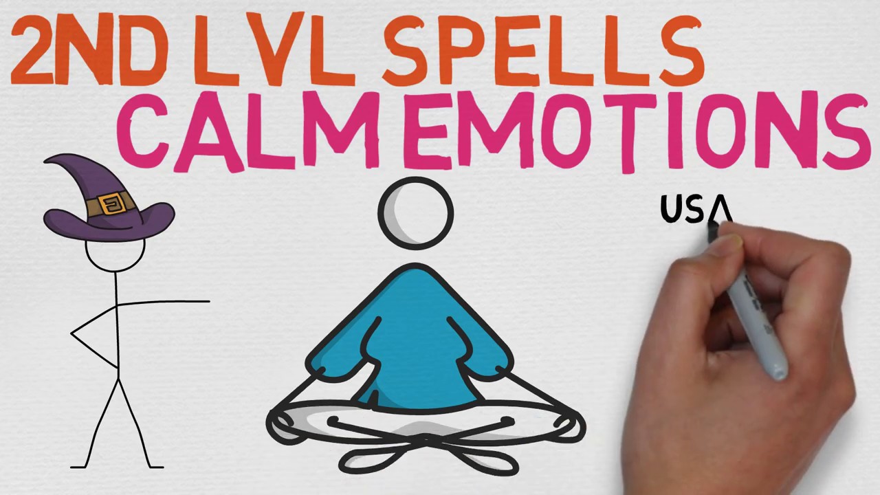 2nd Level Spell #13: Calm Emotions (5E) - YouTube