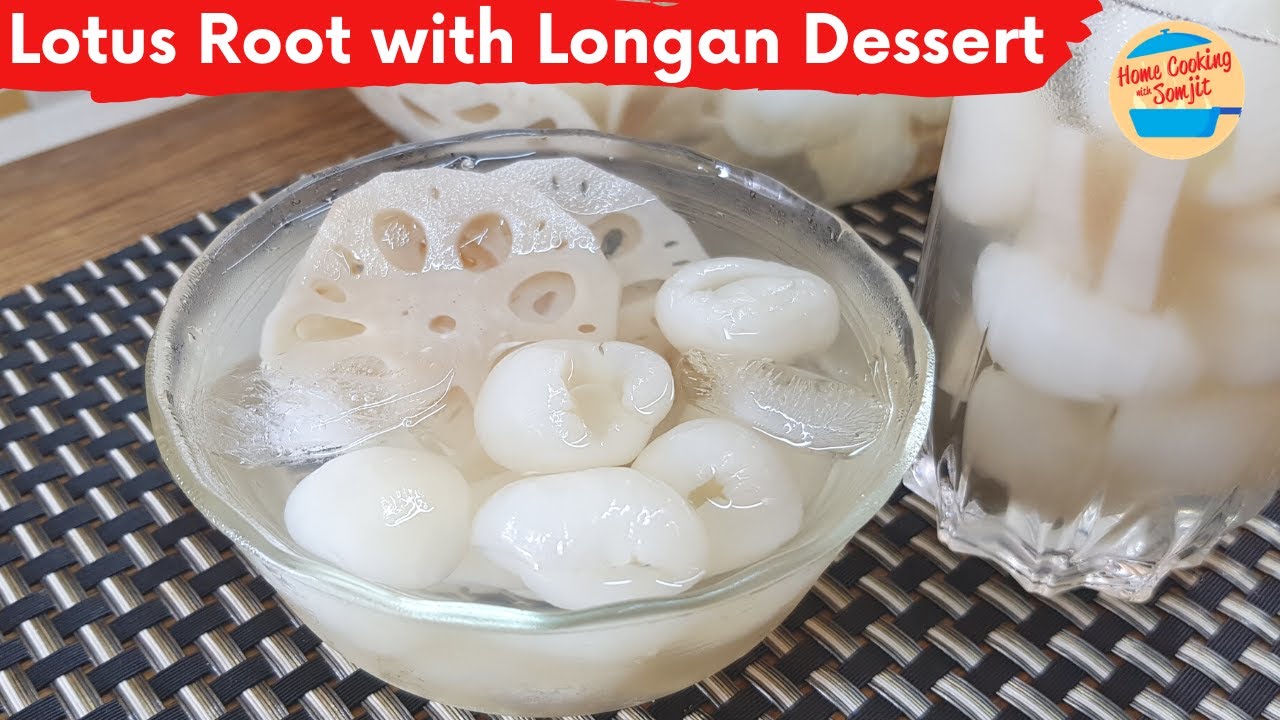 Beautiful & Sweet Lotus Roots Drink with Longan Fruit - YouTube
