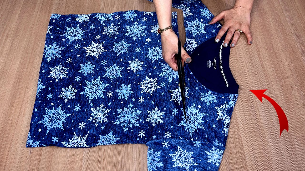 💥 [DOY] Incredible technique ♻️ how to easily turn old clothes into new ...