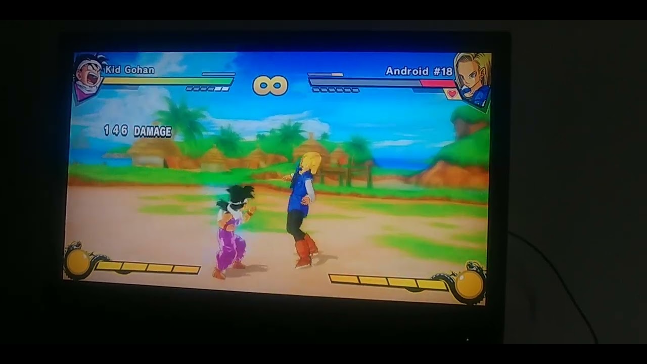 Dragonball Z Burst Limit Kid Gohan Unlock Potential Kick Combo on ...