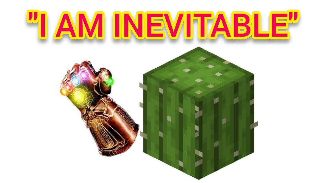 minecraft cactus meme. - YouTube