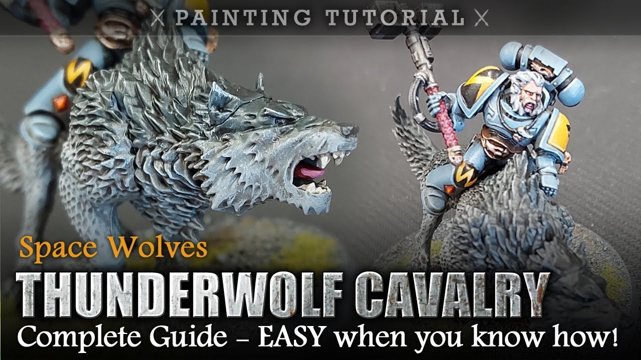 How to Paint Space Wolves Warhammer 40K Painting Tutorial | Complete ...