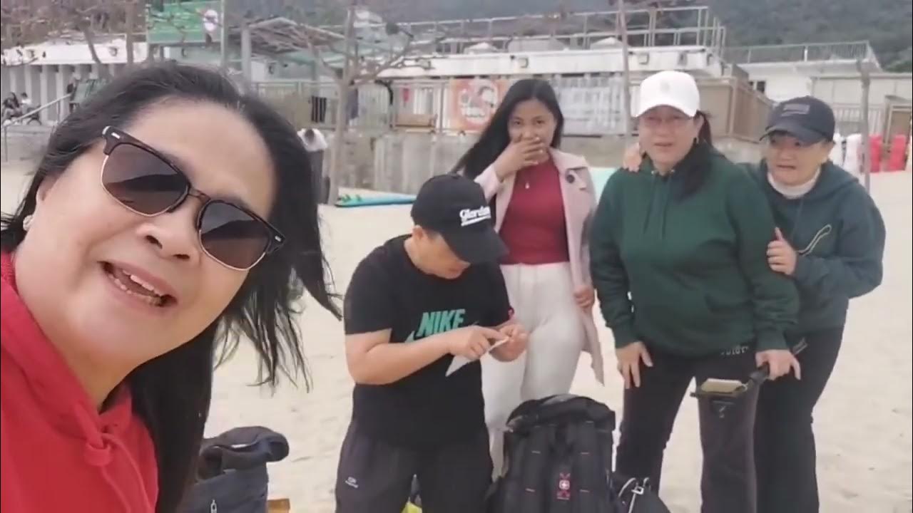 Five vloggers adventure @Big Wave Beach Feb 13,2024 - YouTube