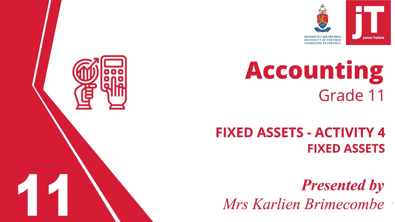 Gr 11 - Accounting - Fixed Assets - Activity 4 - YouTube
