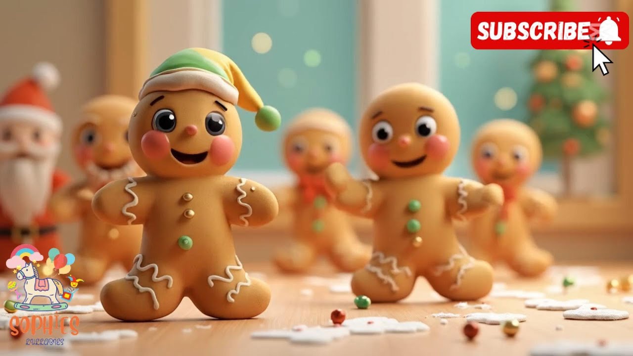 The Gingerbread Man Song 🍪 | Fun Songs and Dance Activities for Kids 🎵 ...