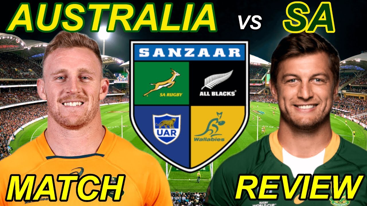 WALLABIES vs SPRINGBOKS 1st Test Rugby Championship 2022 Live Review ...
