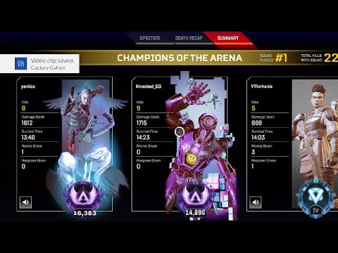 [9 kills] [1500+ Damage] w PathFinder (Apex legends PS4) - YouTube