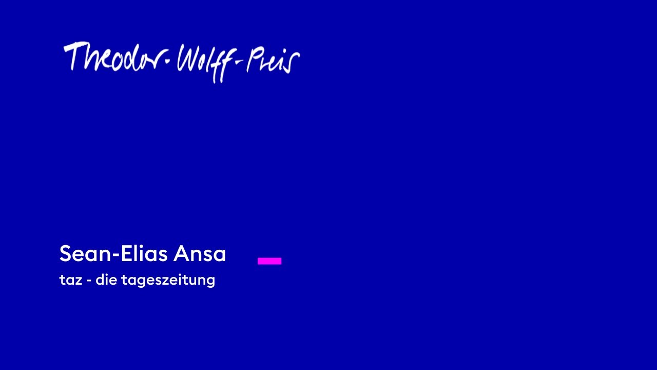 TWP-Nominierter Sean-Elias Ansa: "Obdachlosigkeit ist die extremste ...