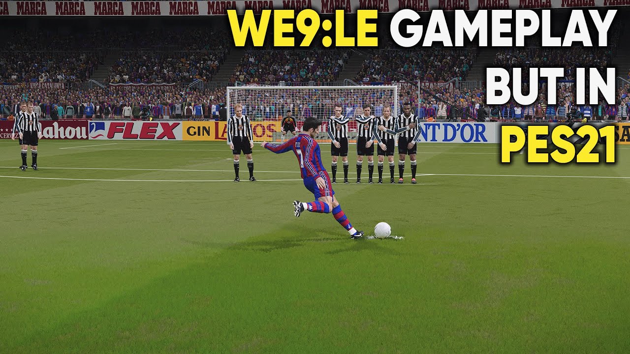 Let's Try: Winning Eleven 9: LE mod + SOK14 V2.1 Gameplay on PES 21 - YouTube