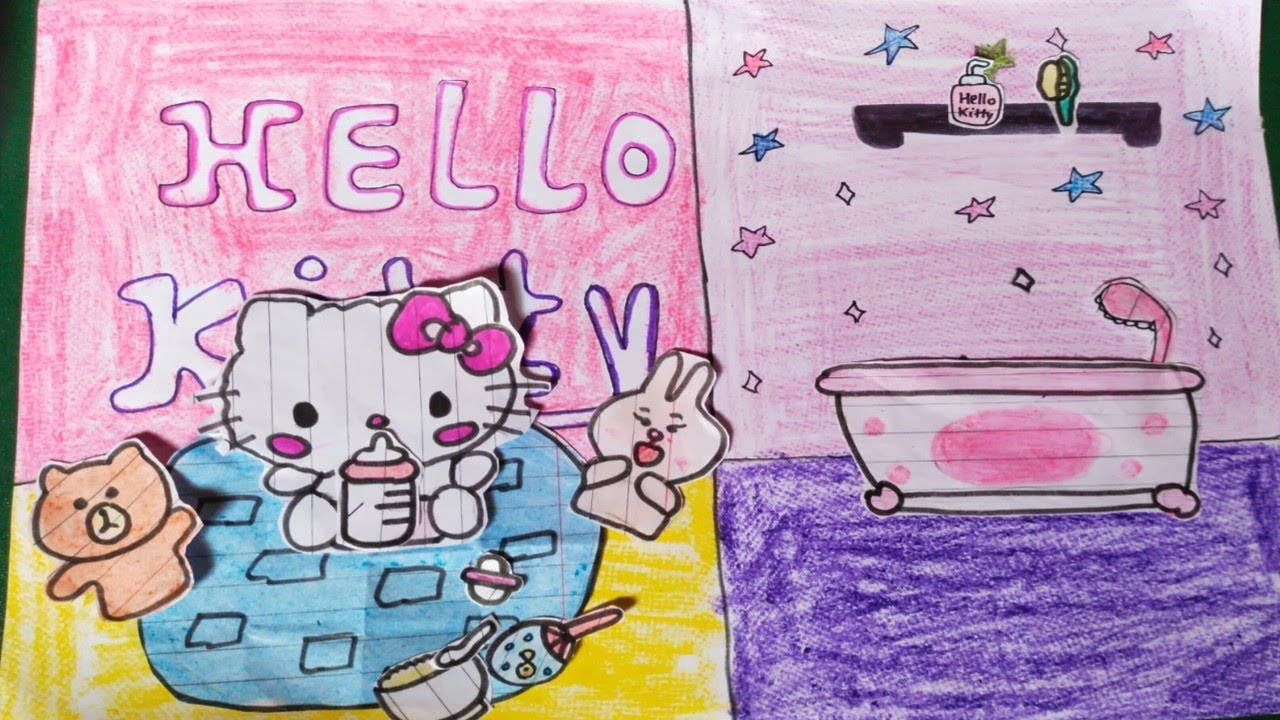 Paper diy 💸 paper asmr 💸 asmr Hello kitty surprise bag 💸 hello kitty ...
