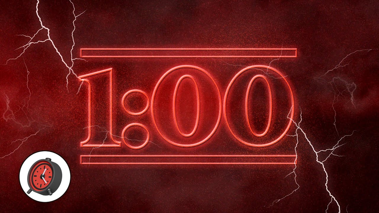 Stranger Things Countdown Timer 1 Minute - YouTube