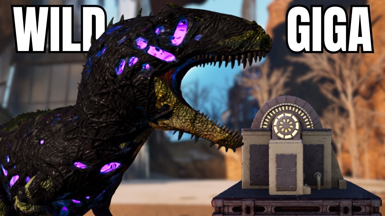 I raided their base with a WILD GIGA - Small Tribes - Ark Survival ...