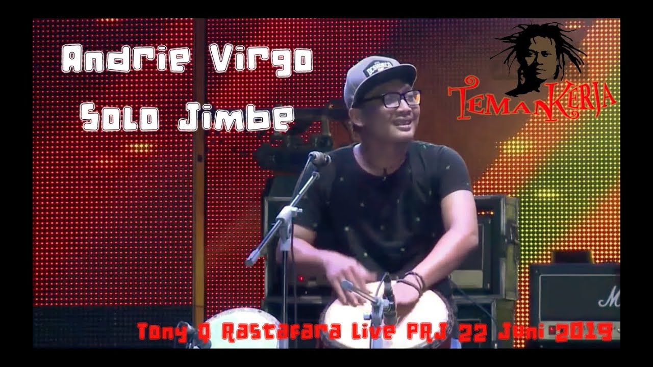Tony Q Rastafara - Andrie Virgo Solo Tony Q Live PRJ 2019 - YouTube