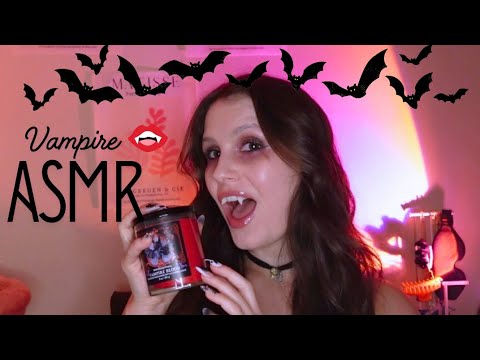 ASMR Vampire Bestie Gets You Ready for Bed🧛‍♀️ ️(whispers, inaudible ...