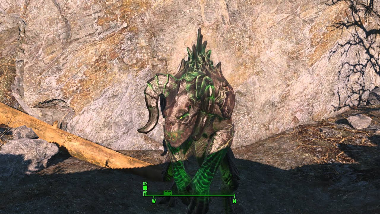 Fallout 4 - Returning Glowing DeathClaw's Egg - YouTube