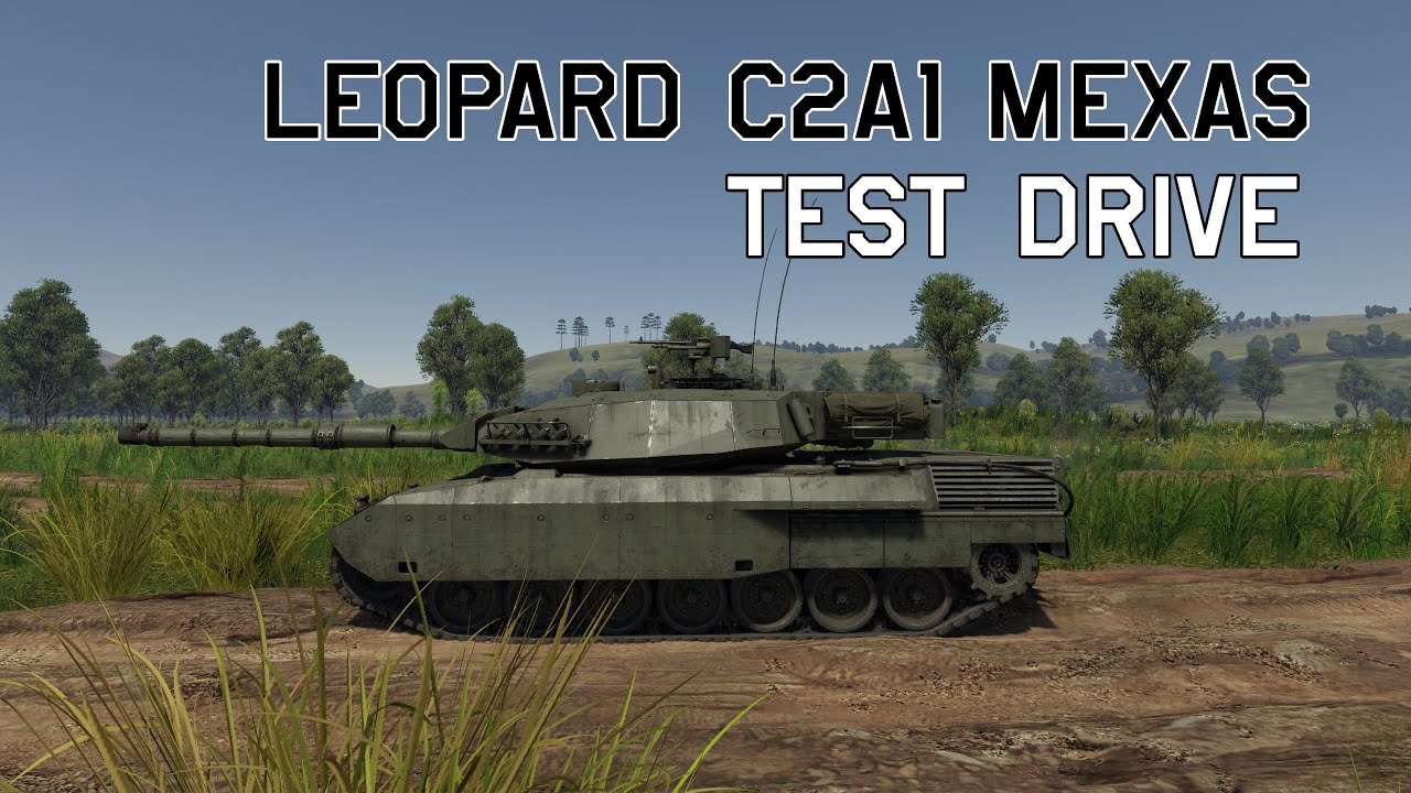 WarThunder Leopard C2A1 Mexas Test Drive - YouTube